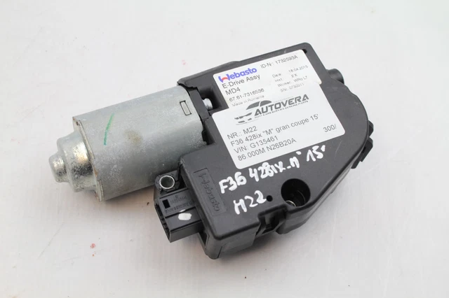 BMW F20 F21 F30 F31 F36 Panoramic Sun Roof Sunroof Sliding Motor ...