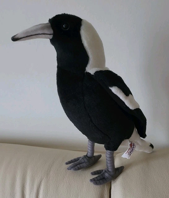 HANSA MAGPIE PLUSH Soft Toy Bird £19.99 - PicClick UK