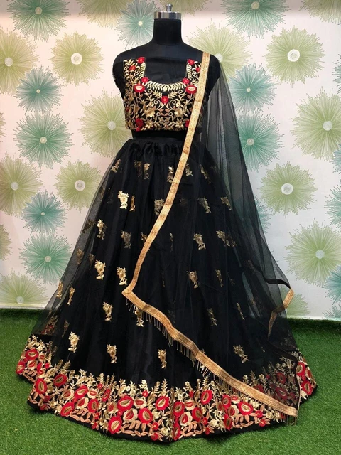 SOIRÉE LEHENGA MARIAGE Indien Lazzari Chunri Ghagra Chaniya Choli Eid ...