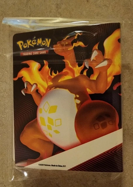 PIKACHU CHARIZARD POKEMON TCG Mini Portfolio Binder Holds 60 Cards ...