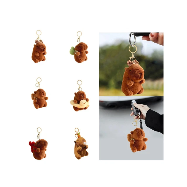 CAPYBARA KEYCHAIN PORTABLE Capybara Pendant for Kids Boys £7.02 ...