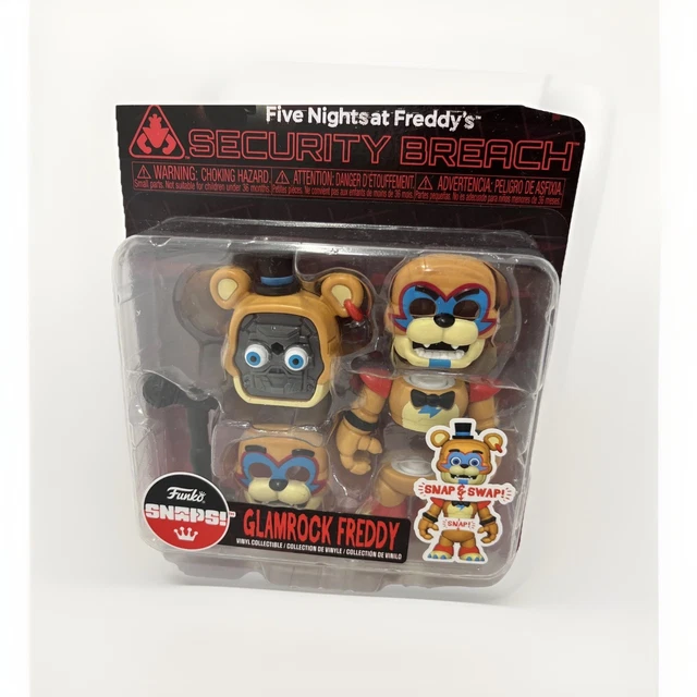 FUNKO SNAPS - Five Nights At Freddy's Action Figure New Nib Glamrock ...