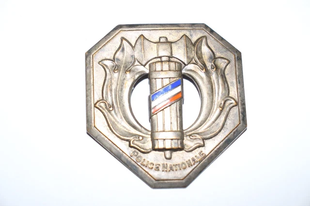 PLAQUE D’OFFICIER DE police nationale de Vichy WW2 Fraisse Demey EUR 41 ...