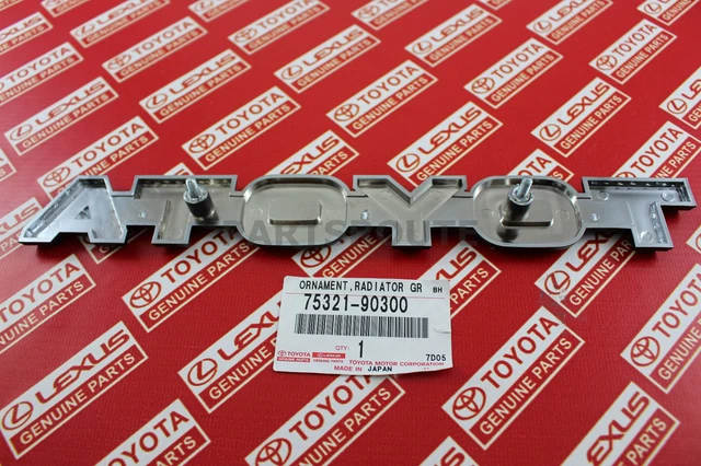 TOYOTA LAND CRUISER FJ40 BJ40 FJ45 OEM Front Grille Panel Emblem Plate ...