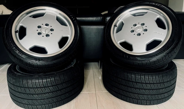 MERCEDES BENZ E55 W210 AMG Monoblock Wheels - Set of 4 WITH Tyres ...