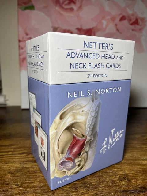 NETTER’S ADVANCED HEAD And Neck Flash Cards EUR 30,37 - PicClick IT