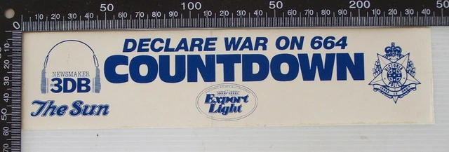VINTAGE VICTORIA POLICE 3Db Radio The Sun Melbourne Export Light Promo ...