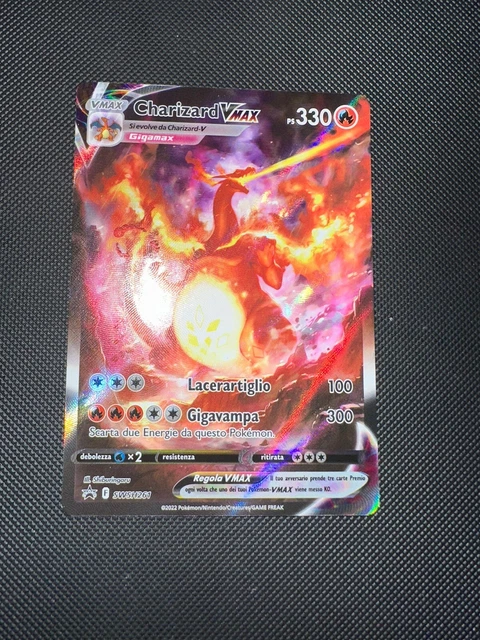 POKEMON CARD CHARIZARD VMAX SWSH261 Promo Ultra Premium Full Art Ita ...