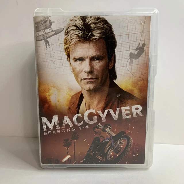 MACGYVER - SEASON 1-4 (1985-89 / 2015 22-Disc Set) DISC IS MINT $38.75 ...
