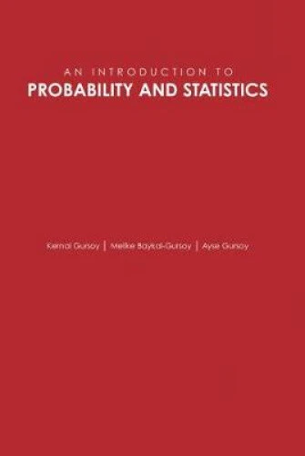AN INTRODUCTION TO Probability and Statistics by Kemal Gursoy EUR 88,98 - PicClick FR
