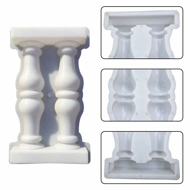 ROMAN COLUMN MOLD Balcony Garden Pool Fence Cement Plaster Railing ...