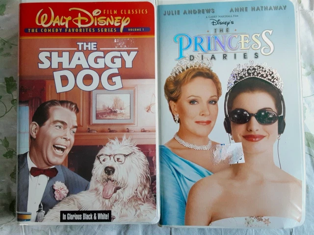 THE PRINCESS DIARIES And Shaggy Dog VHS Disney Video Tape Movies £5.65 ...