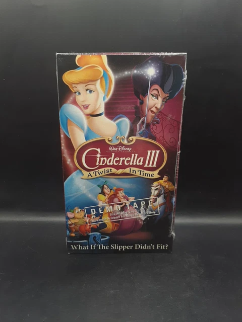 VERY RARE 2006 VHS Cinderella III: A Twist in Time Demo Tape New Sealed ...