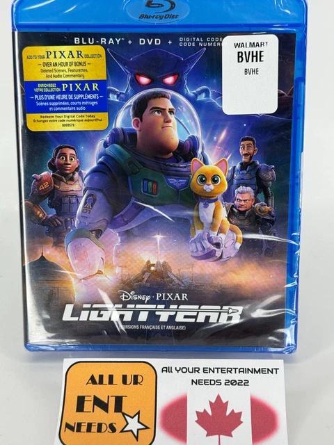 DISNEY LIGHTYEAR (BLU-RAY, 2-Disc DVD, Digital, 2022) Pixar Buzz Sealed ...
