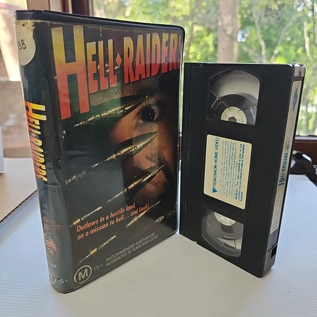 HELL RAIDERS 1988 VHS Filipino Action Jungle Premiere Ex-Rental Video ...