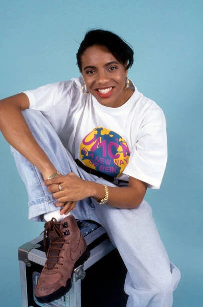 RAPPER MC LYTE appears in a portrait taken on February 5, 1992 in - Old ...