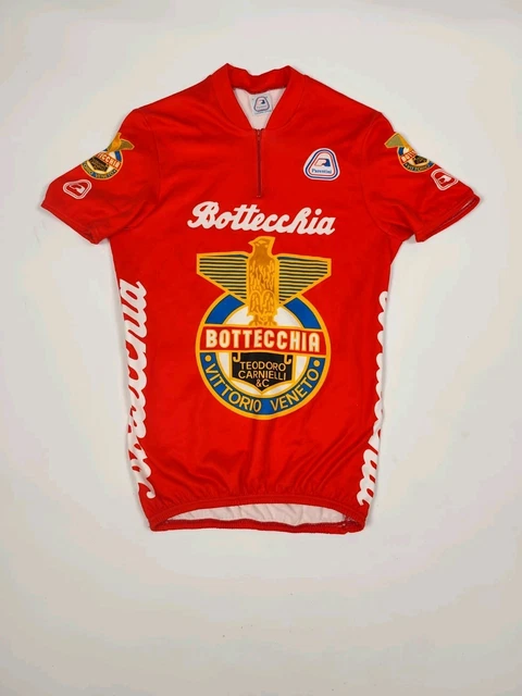VINTAGE CICLISMO MAGLIA jersey Cycling Bottecchia Bike Eroica M EUR 74 ...