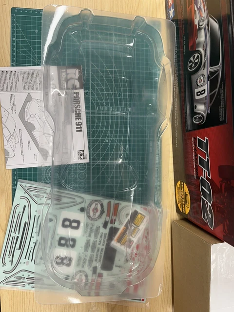 TAMIYA 51543 PORSCHE 911 Carrera RSR Body Parts Set, (TT01E/TT02), NIB ...