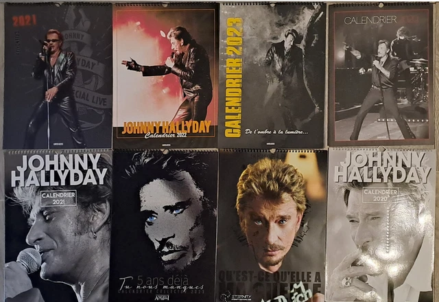 LOT DE CALENDRIER Johnny Hallyday Limited Access et Éternity Édition ...
