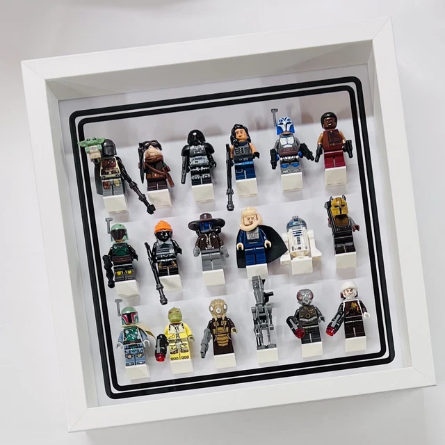DISPLAY FRAME FOR Lego ® Star Wars Mandalorian general minifigures ...