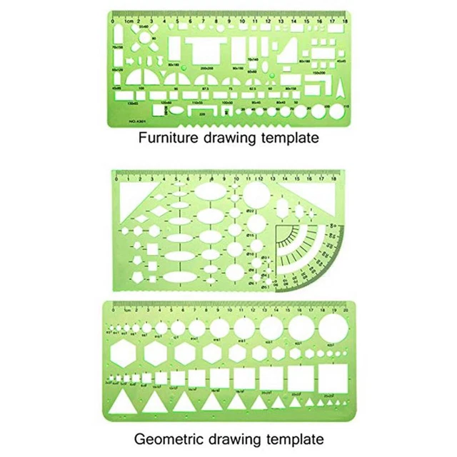 PORTABLE DRAFTING HOUSE Plan Architectural Template Furniture Drawing ...