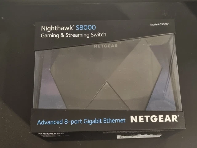 NETGEAR NIGHTHAWK S8000 Advanced 8-Port Gigabit Ethernet Switch $79.95 ...
