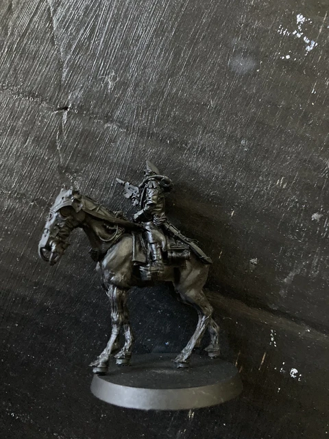 WARHAMMER 30K IMPERIAL Guard Death Korps Of Krieg Army Rider Commissar ...