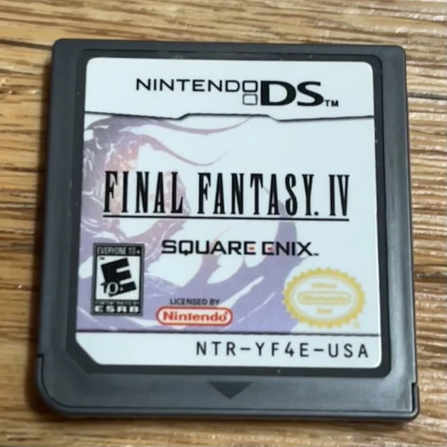 FINAL FANTASY IV DS Game (Nintendo DS, 2008) Authentic Tested ...