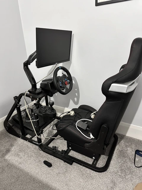 Sim Racing Rig Logitech G29 Gt Omega Cockpit £35000 Picclick Uk