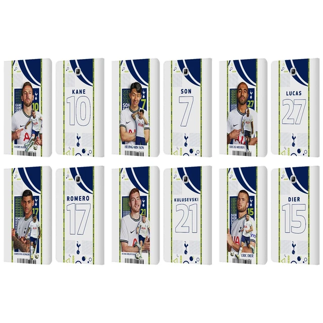 TOTTENHAM HOTSPUR F.C. 2022/23 First Team Leather Book Case For Samsung ...
