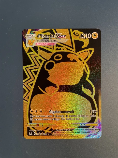 CARTA POKÉMON PIKACHU VMAX GOLD TG29/TG30 Origine Perduta Mint Ita EUR ...
