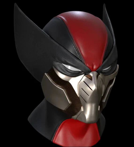 ULTIMATE WOLVERINE HELMET - 3d Printed Helmet Cosplay - Life Size ...