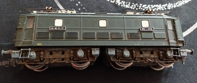 LOCOMOTIVE ÉLECTRIQUE HO SNCF BB306 ROCO Bon Etat Général EUR 90,00 ...