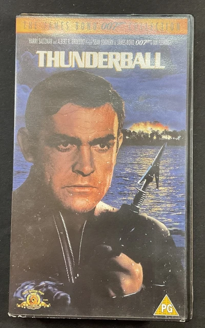 THUNDERBALL, VHS, SEAN Connery as James Bond 007 £3.00 - PicClick UK