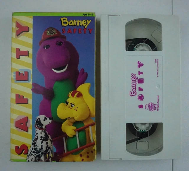 BARNEY - BARNEY Safety VHS 1995 - White Tape £5.89 - PicClick UK