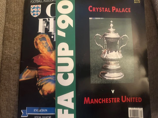 TWO MANCHESTER UNITED FA Cup Final Programmes 1985 & 1990 £5.91 - PicClick UK