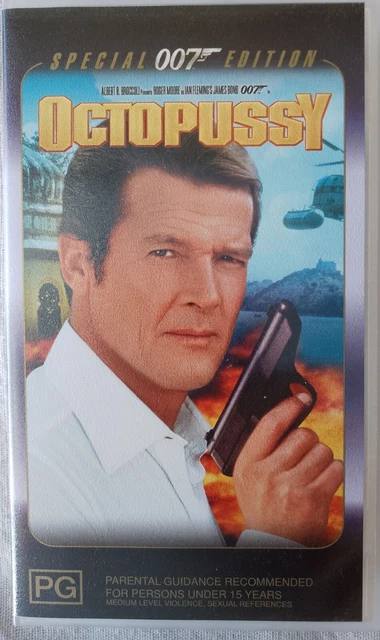 OCTOPUSSY * SEALED VHS** James Bond 007 Roger Moore PAL Video Tape Maud Adams $60.00 - PicClick AU