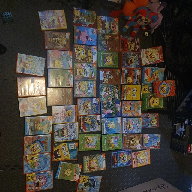 SPONGEBOB SQUAREPANTS DVD bundle £20.00 - PicClick UK