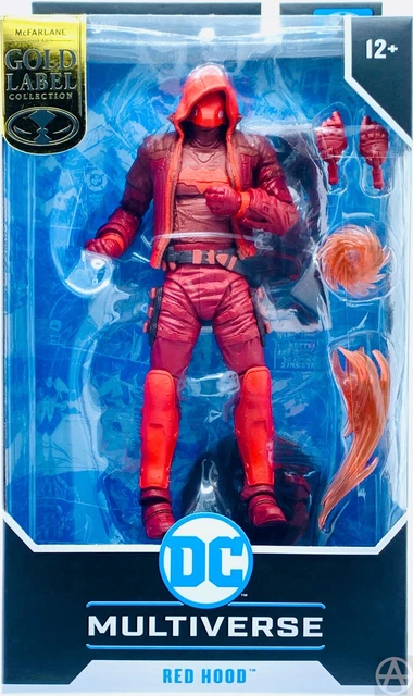 MCFARLANE TOYS DC Multiverse RED HOOD Arkham Knight Gold Label Action ...
