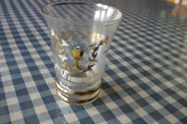 VERRE SOUVENIR DE première communion Ancien Collection EUR 5,00 - PicClick FR