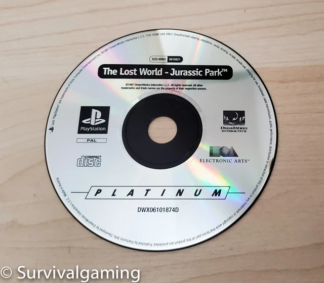 THE LOST WORLD ~ Jurassic Park PS1 Game Disc Only PAL £5.91 - PicClick UK