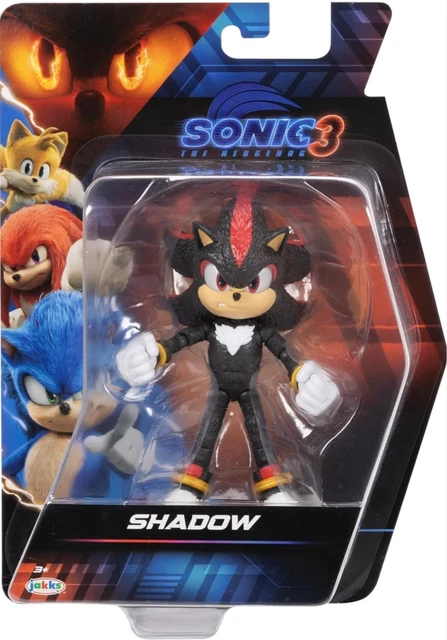 SONIC THE HEDGEHOG 3 Movie Shadow Action Figure 5" Licensed Collector ...