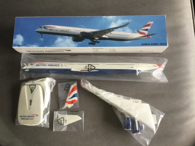 BRITISH AIRWAYS AIRBUS A350-1000 G-XWBG PPC Holland Model - 1:200 Scale ...