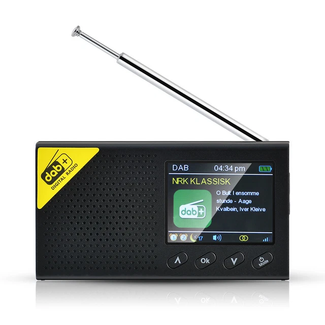 BLUETOOTH 5.0 DIGITAL Radio Stereo DAB FM Receiver Audio Broadcasting ...