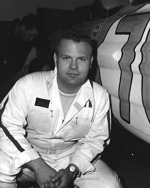 JERRY COOK POSES Before A Nascar Modified Race Circa 1970S OLD PHOTO ...