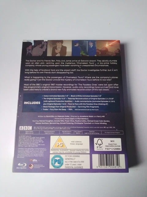 DOCTOR WHO - The Faceless Ones [Blu-ray] £5.44 - PicClick UK