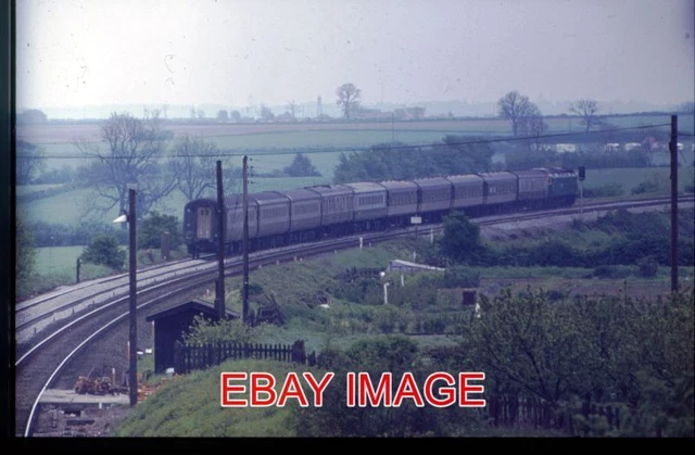 ORIGINAL 35MM SLIDE CLASS 47 LOCO NO 47460 AT EAST MARKHAM SOUTH ...