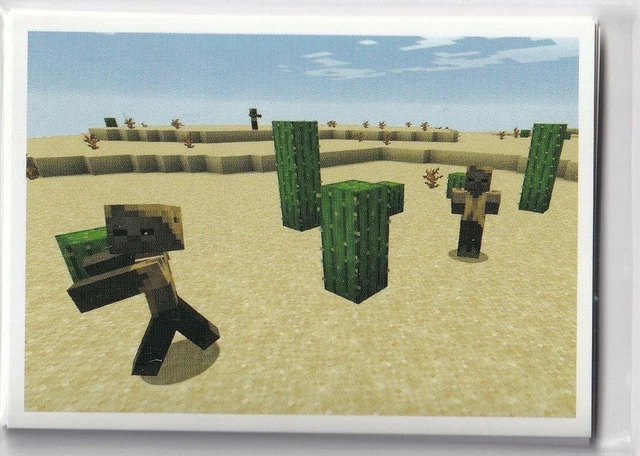 PANINI MINECRAFT TREASURE Sticker 2021 Numéro 25 Explore Desert EUR 1 ...