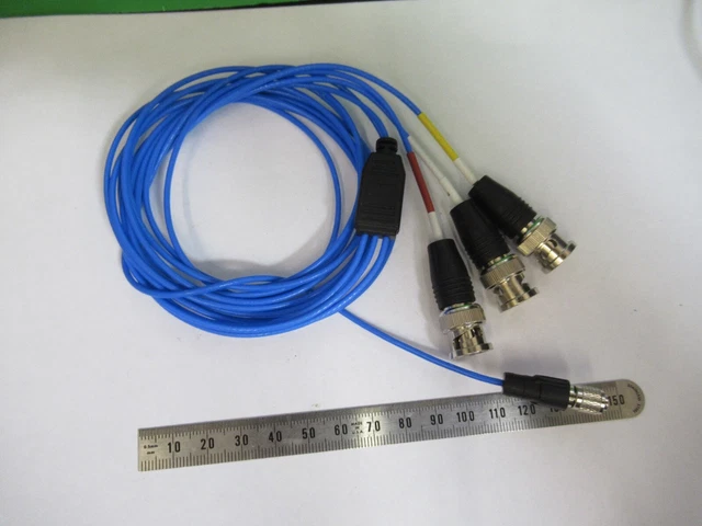 CABLE FOR TRIAXIAL Accelerometer Sensor 1/4-28 BNC As Pictured Q9-ft-94 ...