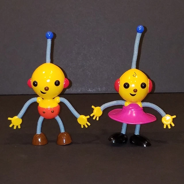 DISNEY ROLIE POLIE Olie & Zowie Applause 6" PVC Bendable Bendy Figure ...